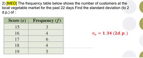 [year 9 Math Standard Deviation] R Homeworkhelp