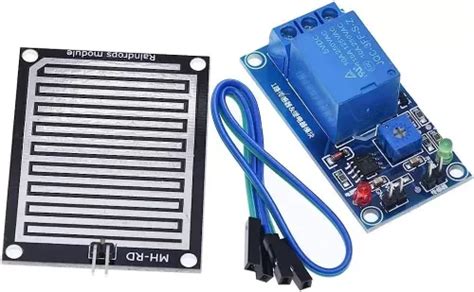 Rain Water Sensor Module Dc 12v Relay Control Module Rain Sensor Water Raindrops Detection