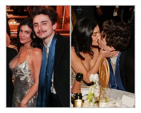 بالاترین بوسه ی کایلی جنر بر لبان تیموتی شالامی در مراسم گلدن گلوب