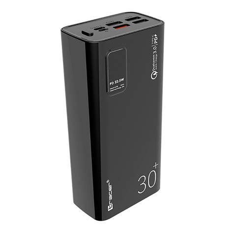 Tracer TRABAT47062 QC PD SPC Powerbank 30 000 MAh 4xUSB A USB C 939