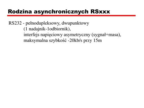 Ppt Interfejsy Szeregowe Powerpoint Presentation Free Download Id 4976113