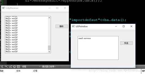 Qt中编写udp实践qtgreenhand的博客 Csdn博客
