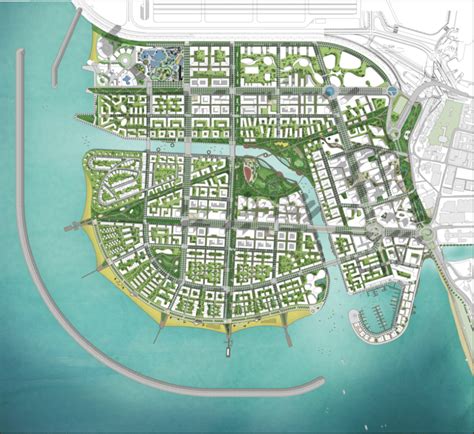 Masterplan Illustration Plan Source Colombo Port City Preliminary