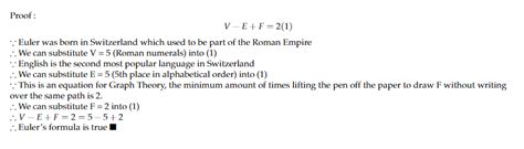 euler s polyhedron formula proof by history and language r mathmemes