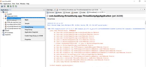 Capturing A Java Thread Dump Baeldung