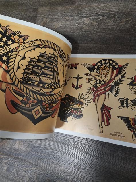 Sailor Jerry Tattoo Flash Volume One Hardy Marks Publication 2000 Rtattoobookcollector