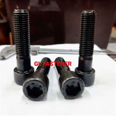 Jual Baut L Baja M16 X 65 Hitam Socket Cap Screw Grade 129 Bl P20 L