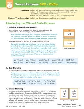 Center CVC And CVCe Vowel Patterns Phonics Intervention Centers