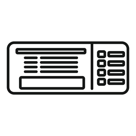 Air Ticket Icon Outline Vector Plane Pass 15151814 Vector Art At Vecteezy