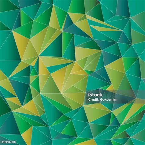 여러 가지 빛깔의 기하학적 패턴입니다 다이아몬드 삼각형 벡터 배경입니다 2023년에 대한 스톡 벡터 아트 및 기타 이미지 2023년 3차원 형태 가상현실 Istock