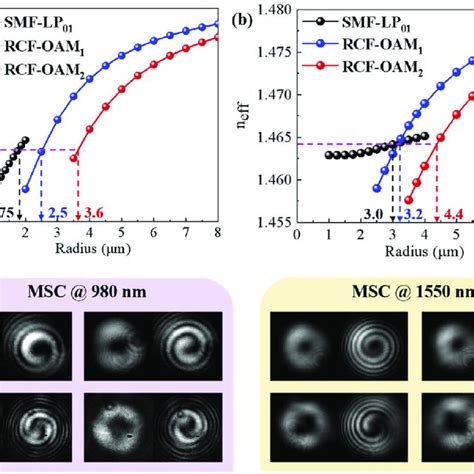 A Refractive Index Profiles And Cross Sectional Views Inset Of Rcf Download Scientific