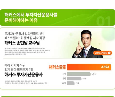 투자자산운용사 시험 전 마무리를 위한 특강과 문제 무료 배포 이벤트