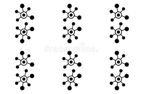 Abstract Molecular Pattern With Dots And Fragments Perfect For Scientific Designs And Modern