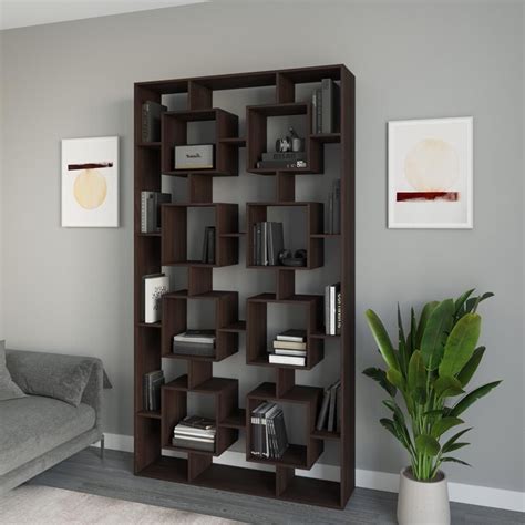 Стеллаж перегородка книжная полка от производителя Drevogoods деревянный из ламинированного