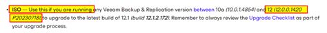 How To Upgrade Veeam Server Version From 12 1 1 56 To 12 1 2 172 Veeam Community Resource Hub