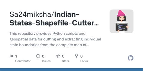 Github Sa24mikshaindian States Shapefile Cutter Boundary