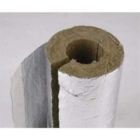 High Quality Rockwool Pipe Insulation In Pib Cladding Pipe Insulation Spray Insulation