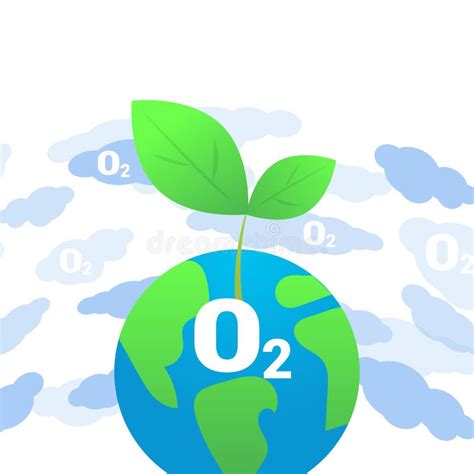 Oxygen Vector Cartoon Illustration On The White Background Stock Illustration Illustration Of