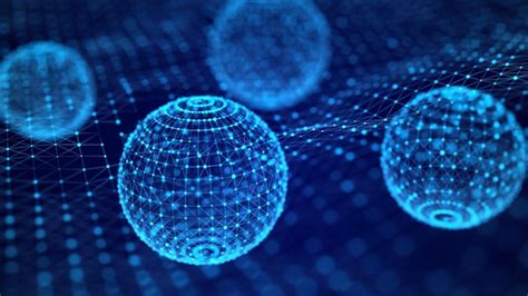 Premium Photo Digital Dynamic Wave Of Particles And Sphere Abstract