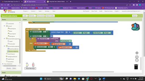 Collision Event Not Working Sprites Not Being Independent Mit App Inventor Help Mit App