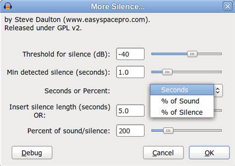 Modified Silence Marker To Insert More Silence Nyquist Audacity Forum