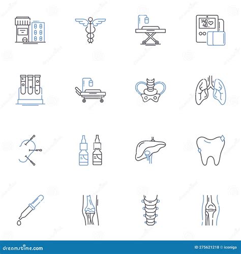 Rebuilding Line Icons Collection Restoration Repair Renewal