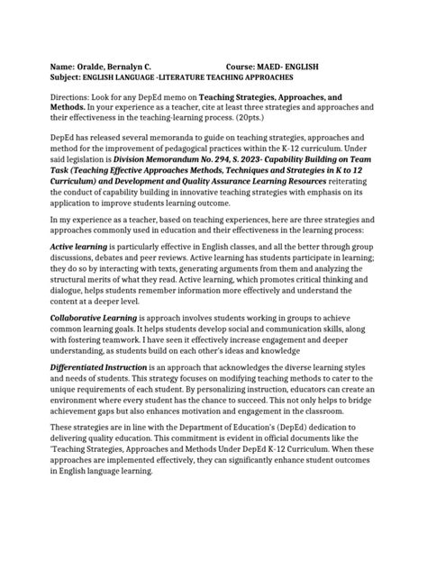 Oralde Bernalyn C Task 1 Pdf