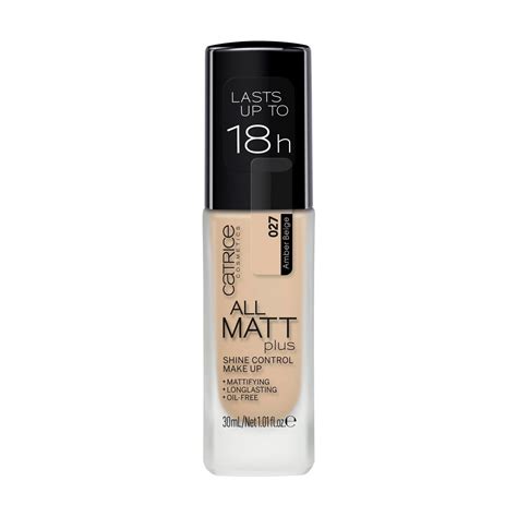 Тональный крем Catrice All Matt Plus Shine Control Make Up с матирующим ...