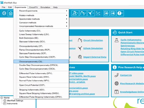 Chronoamperometry Ca Pine Research Instrumentation
