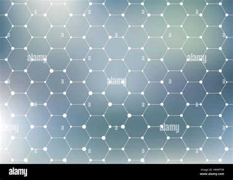 Connection Structure Geometric Abstract Background Medicine Science And Technology Vector
