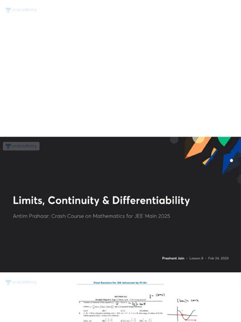 Limitscontinuitydifferentiabilitywithanno Pdf