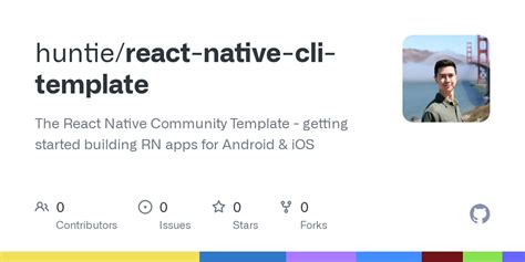 Github Huntie React Native Cli Template The React Native Community