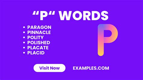 450 P Words List Meaning Pdf