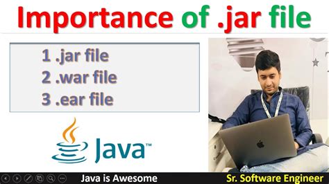 what is jar war and ear file in java with example youtube