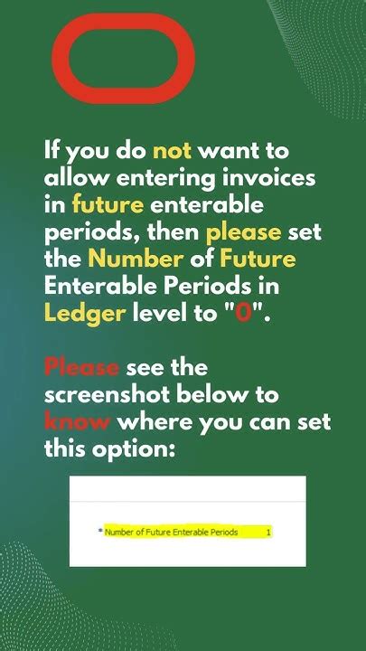 How To Avoid Entries In Future Enterable Periods Oraclecloud