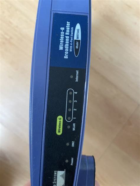 LINKSYS ROUTER MODEL WRT G