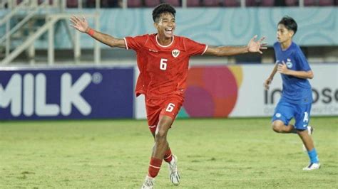 Hasil Babak Ii Skor 1 0 Timnas U16 Indonesia Vs Filipina Evandra