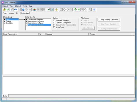 Instructions For Qa Checks With Apsic Xbench Multilingual Brain©