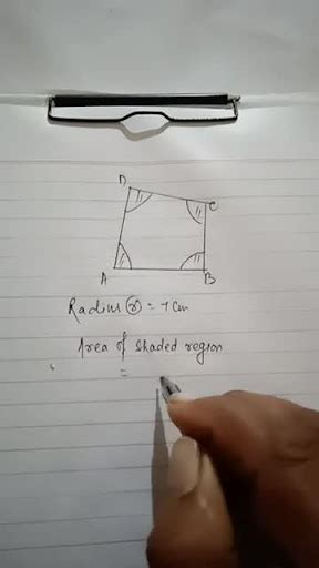 ORIn The Given Figure Arcs Have Been Drawn Of Radius 7 Cm Each With Ver