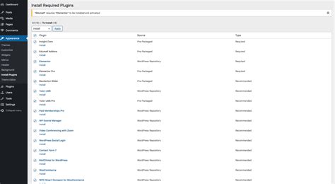 Plugin Installation Edumall Documentation