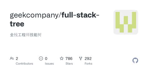 GitHub geekcompany full stack tree 全栈工程师技能树