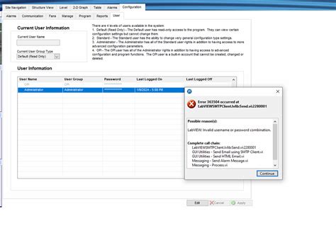 how do i troubleshoot labview mstp client error on integris