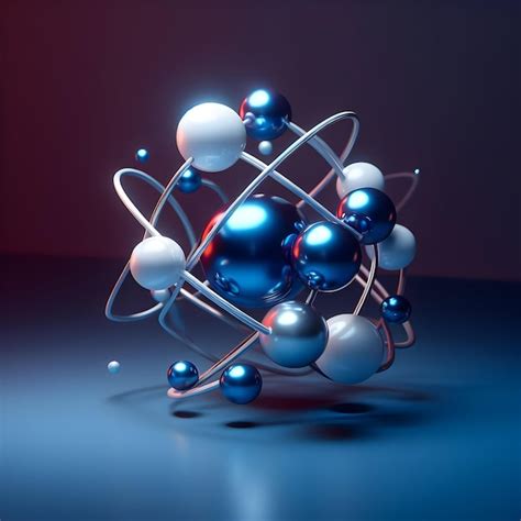 Premium Photo Illustration Of A Negative Ion Or Atom