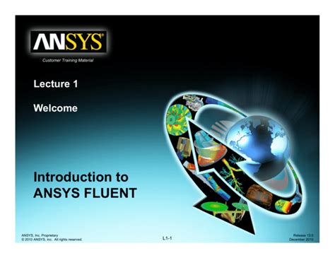 ansys fluent introduction cfd training material