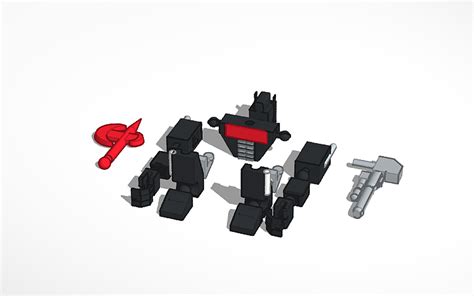 3d Design Kreo Transformers G1 Nemesis Prime Upgrade Kit Tinkercad