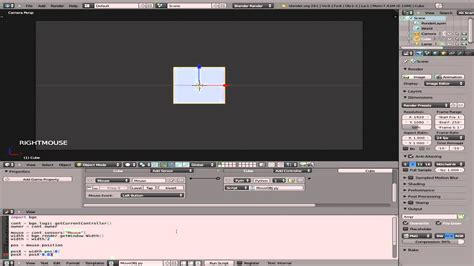 Bge13 Python In Blender Game Engine Move Object With Mouse Drag N Drop Linux Youtube
