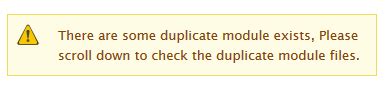 Duplicate Module Files Drupal Org