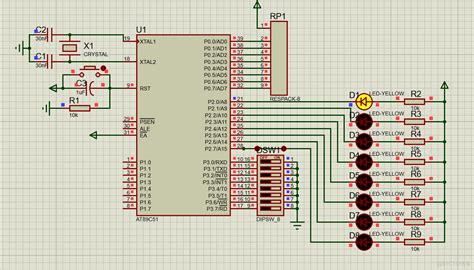 Proteus 8 C51单片机仿真使用按键输入控制led灯lion的技术博客51cto博客 Proteus 8 C51单片机仿真使用按键输入控制led灯lion的技术博客51cto博客