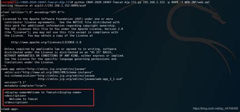 Aapache Tomcat Ajp 文件包含漏洞（cve 2020 1938） 复现用python复现tomcat文件读取漏洞 Csdn博客