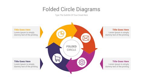 Folded Circle Diagrams Is An Impressive Chart Template To Enhance The